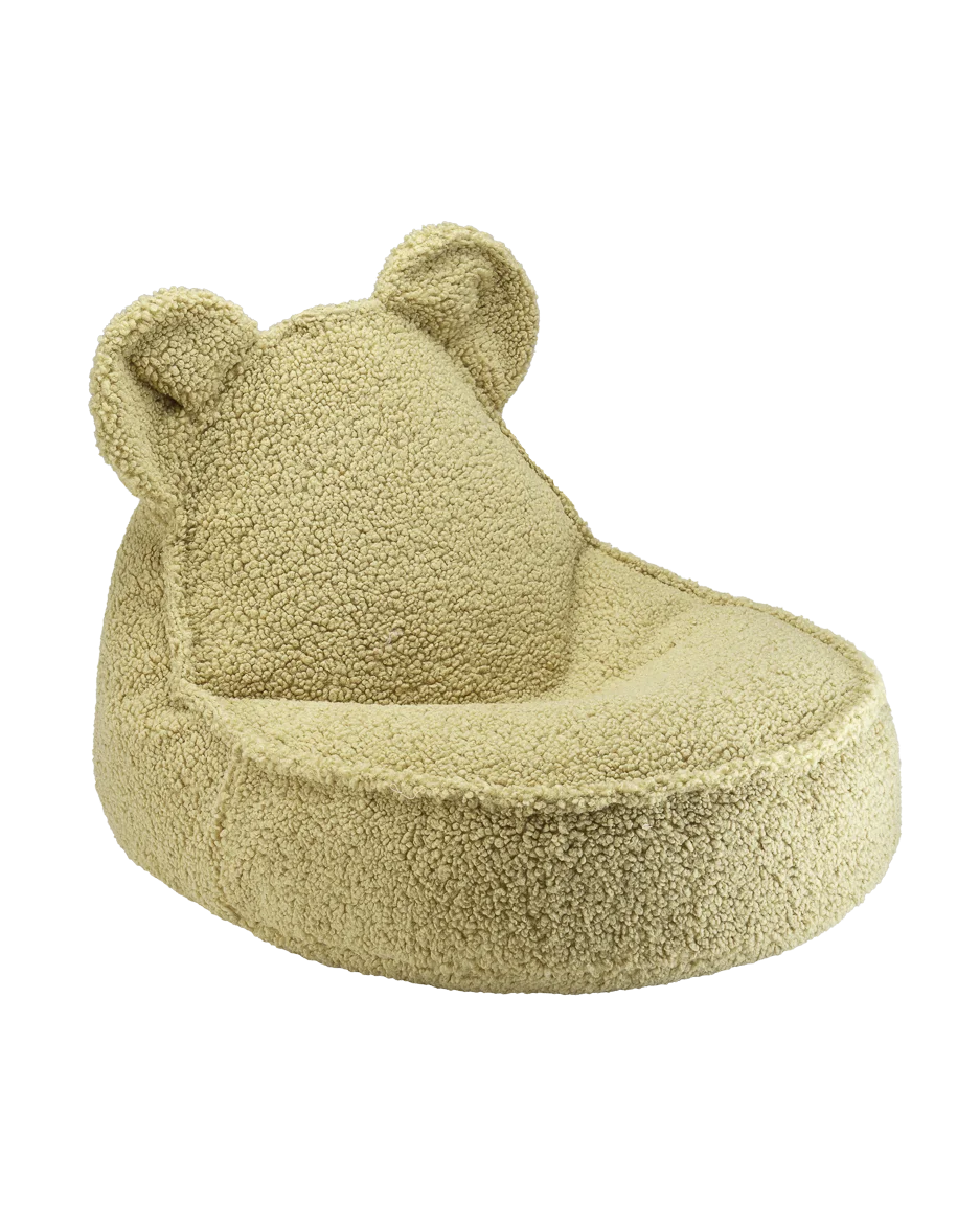 Matcha Bear Beanbag | Teddy Fabric | Wigiwama