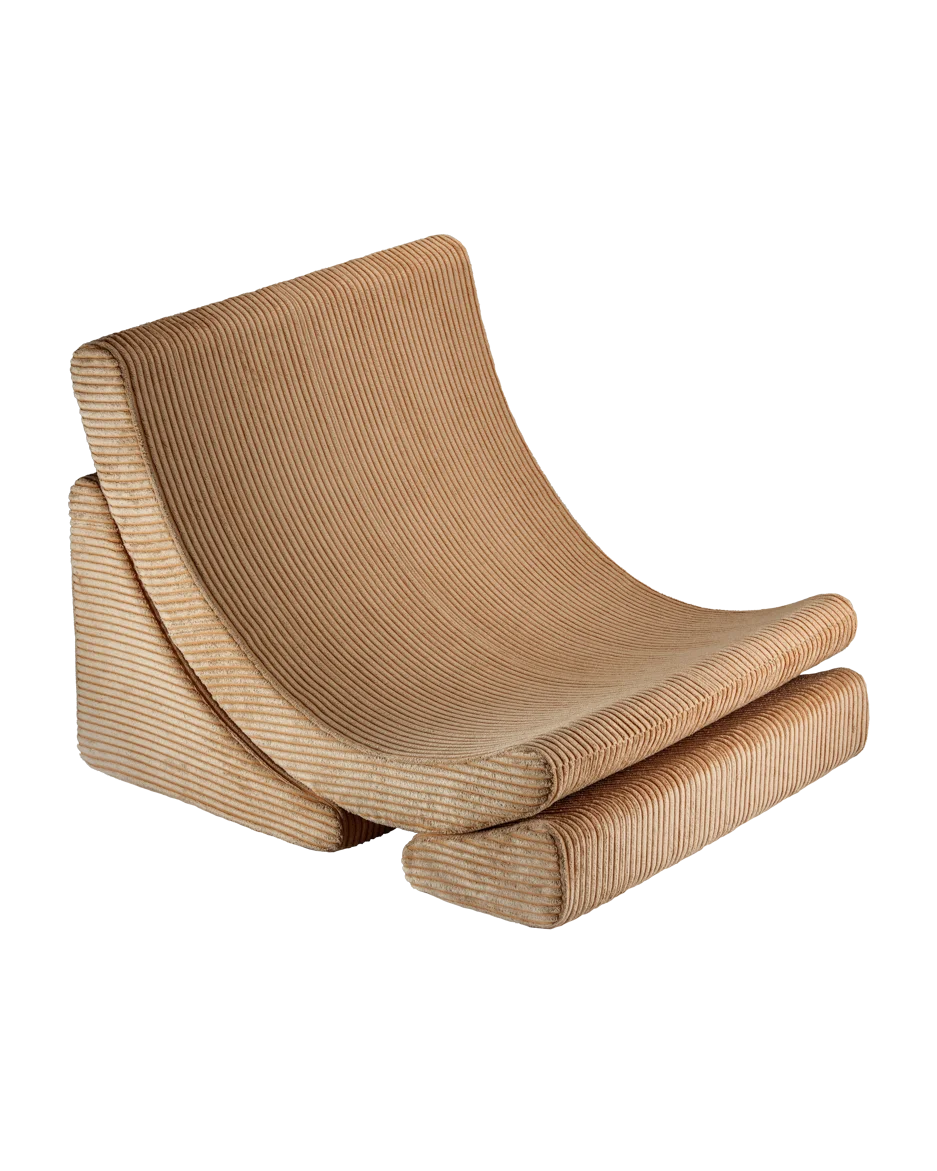 Toffee Moon Chair | Chairs | Corduroy | WigiWama – Wigiwama
