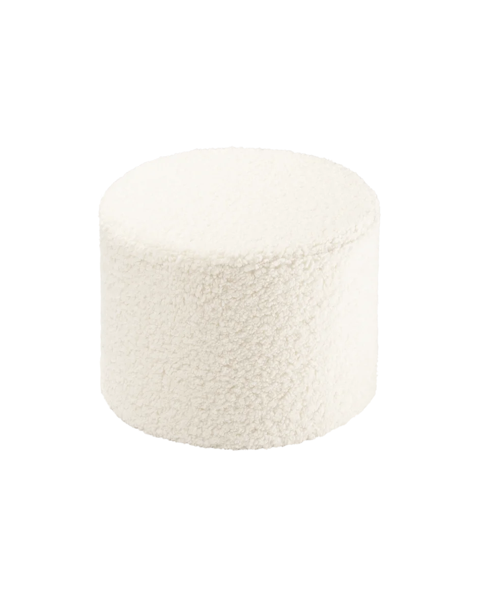 Cream White Pouffe | Wigiwama